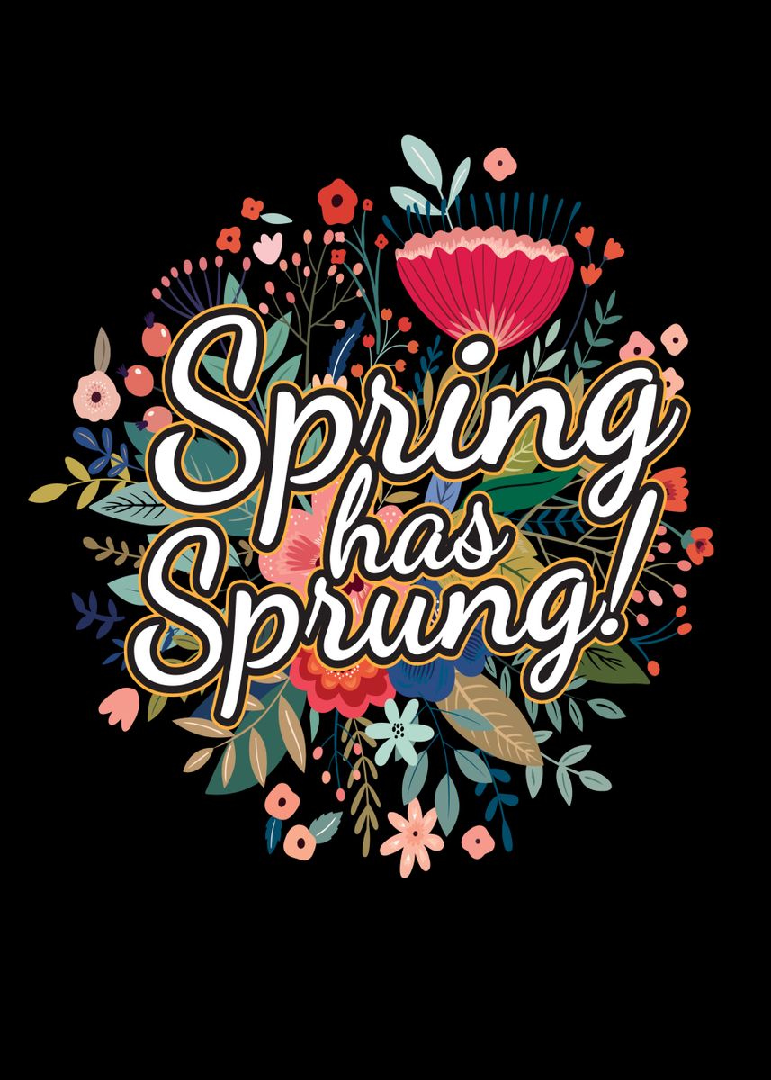 'Spring Has Sprung' Poster by Mooon | Displate