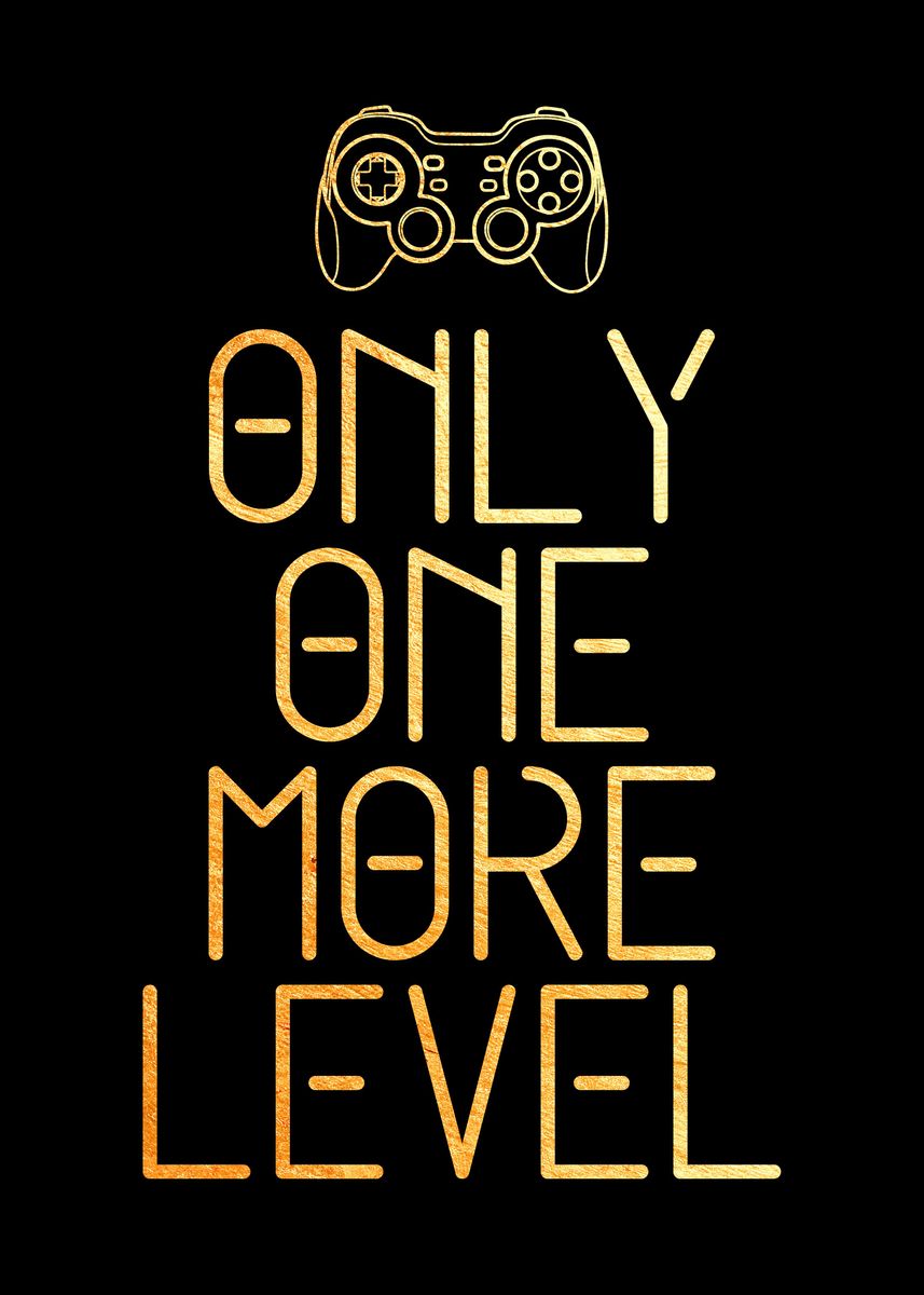 'Golden Gamer' Poster, picture, metal print, paint by Alia James | Displate