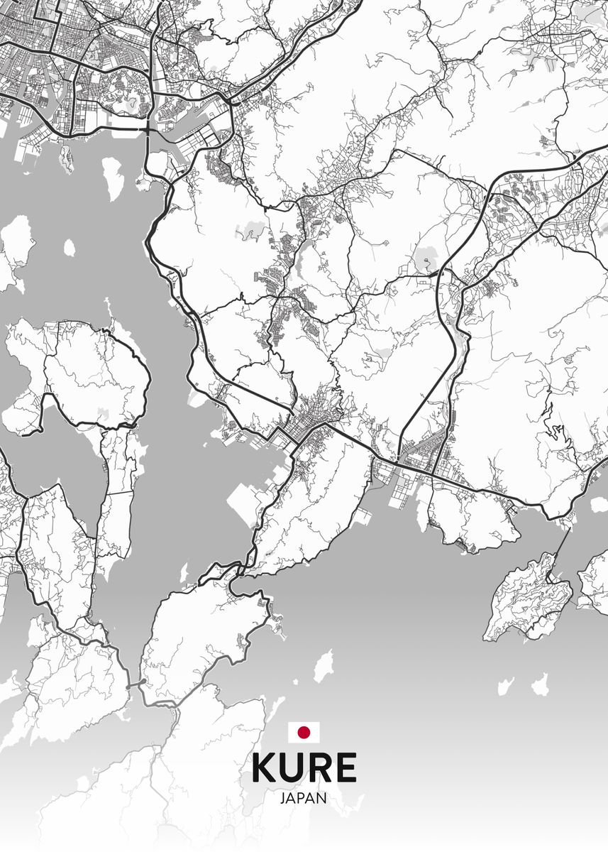 'Kure JP' Poster by IMR Designs | Displate