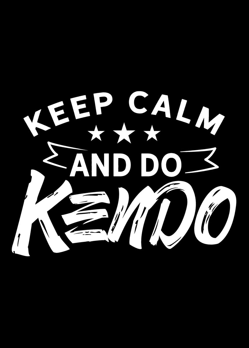 'Kendo' Poster, picture, metal print, paint by dr3designs | Displate