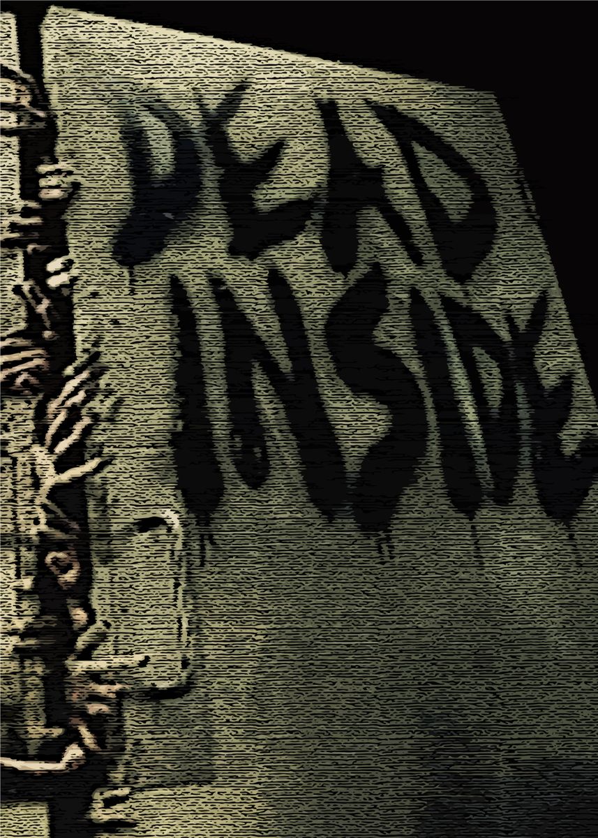 'The Dead Inside' Poster, picture, metal print, paint by eric Patrick ...