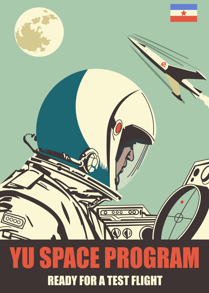 'YU Space Program' Poster by Long Shot | Displate