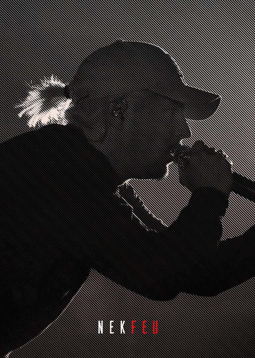 'NEKFEU' Poster, picture, metal print, paint by Daisuke Miftah | Displate