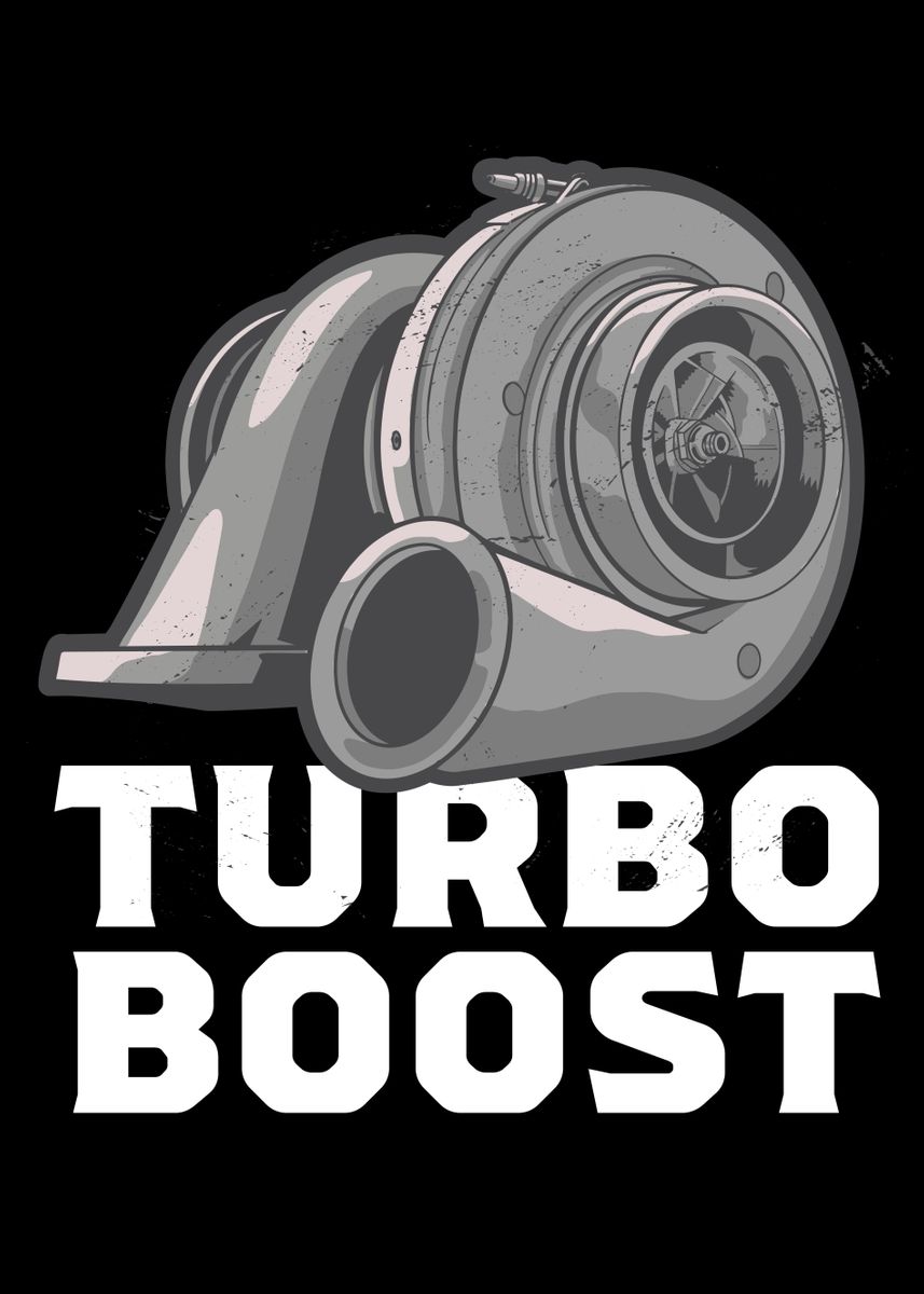 'JDM Turbo Boost Tuning' Poster, picture, metal print, paint by Phil ...