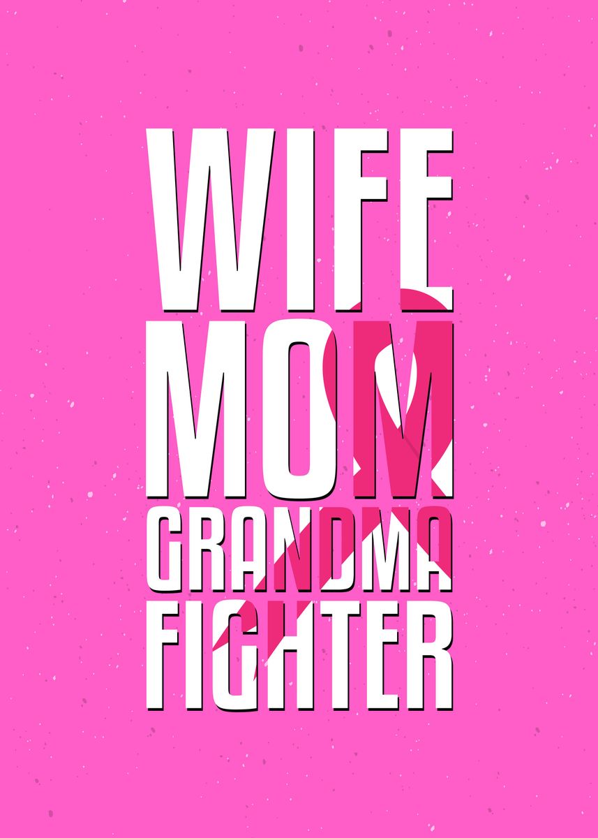 'Breast Cancer Wall Decor' Poster, picture, metal print, paint by ...