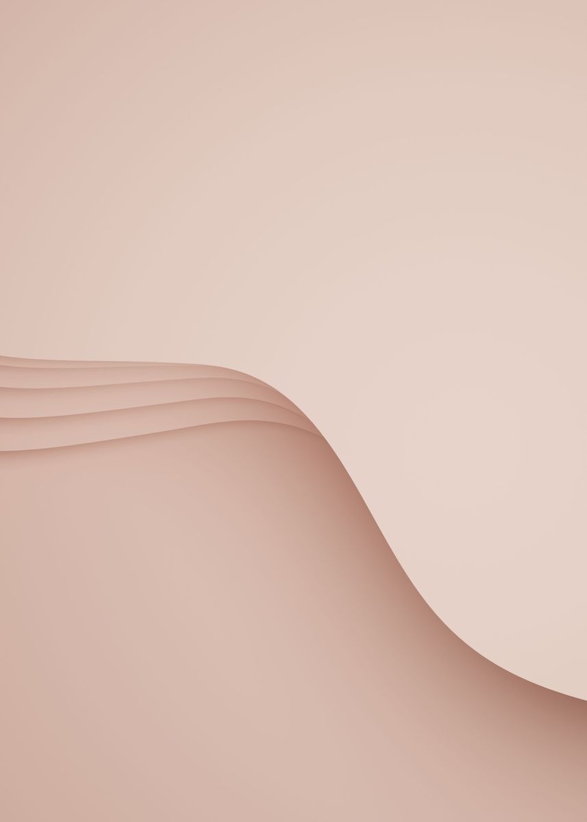 'Peach Lines 4' Poster by Bertil Hansen | Displate