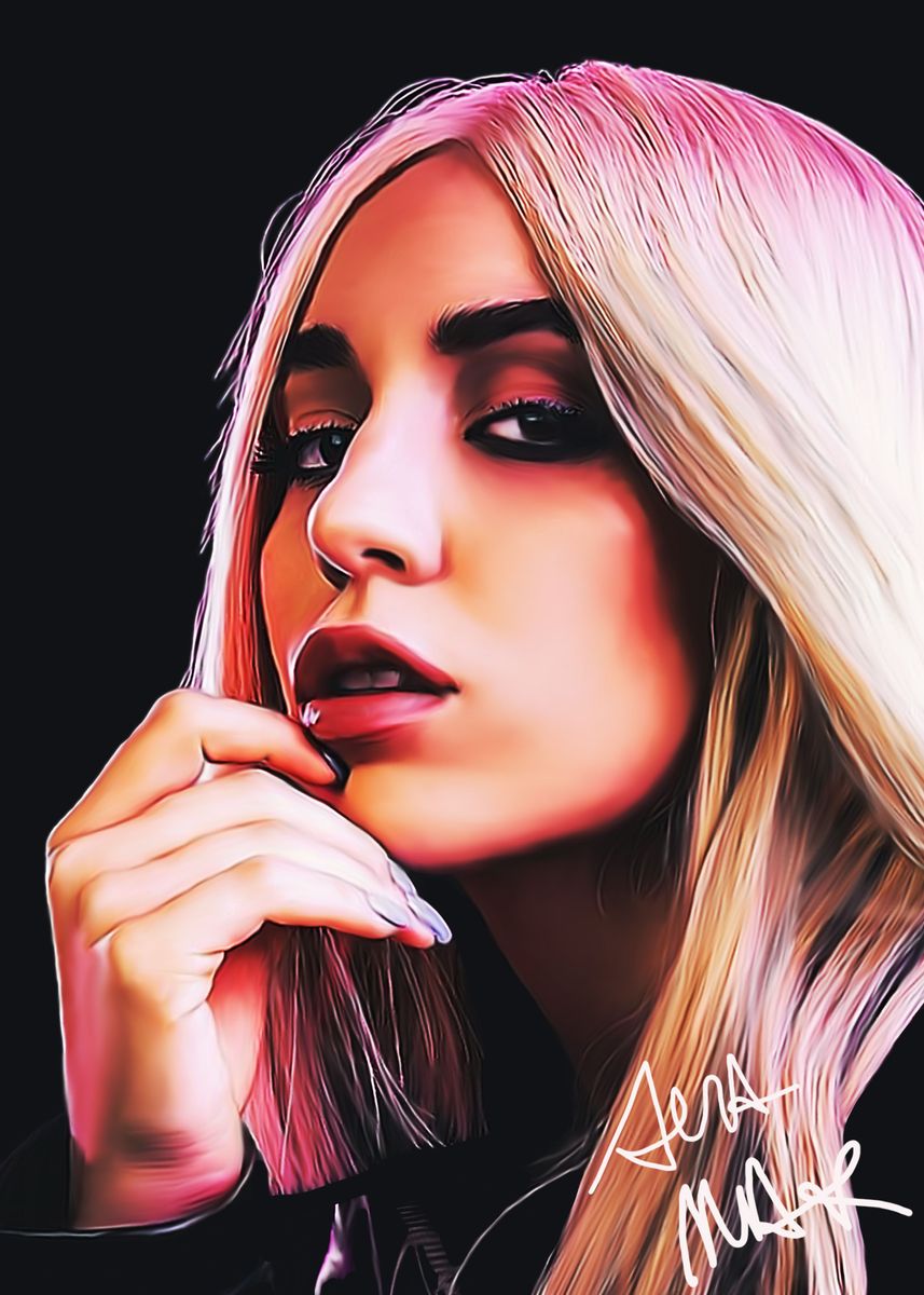 'Eva Max' Poster, picture, metal print, paint by R Studio | Displate