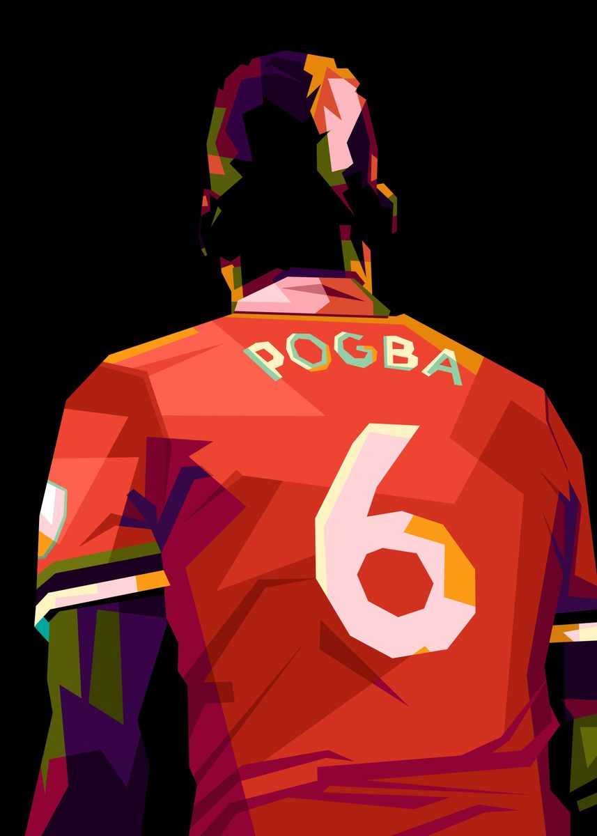 'Paul Pogba ' Poster, picture, metal print, paint by AMIRUDIN 06 | Displate