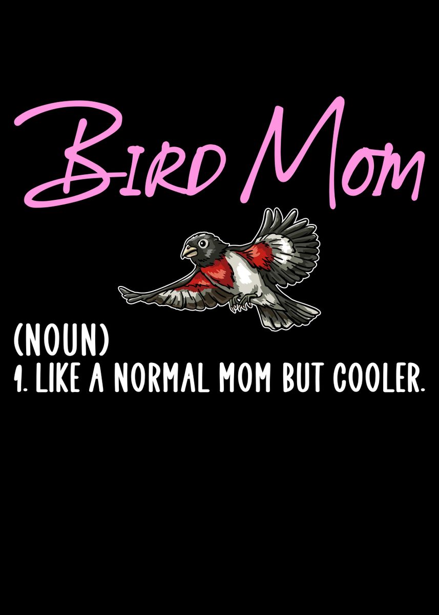 'bird mom' Poster by Andreas Schellenberg | Displate