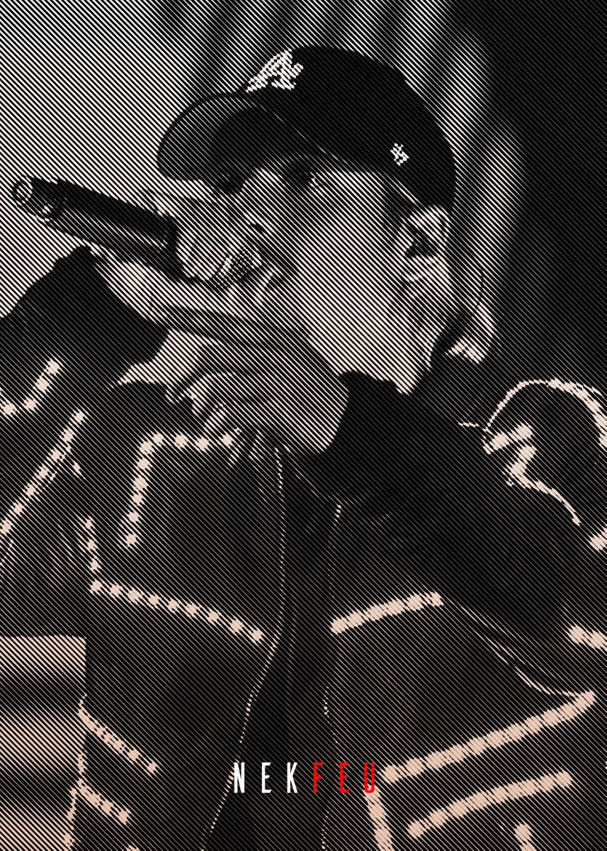 'NEKFEU' Poster, picture, metal print, paint by Daisuke Miftah | Displate