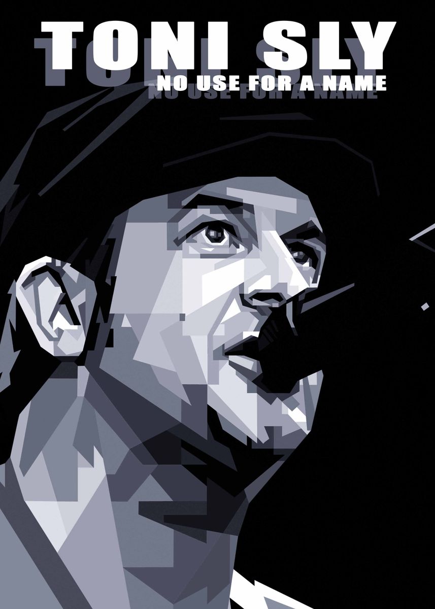 'tony sly' Poster, picture, metal print, paint by Ummi Art | Displate