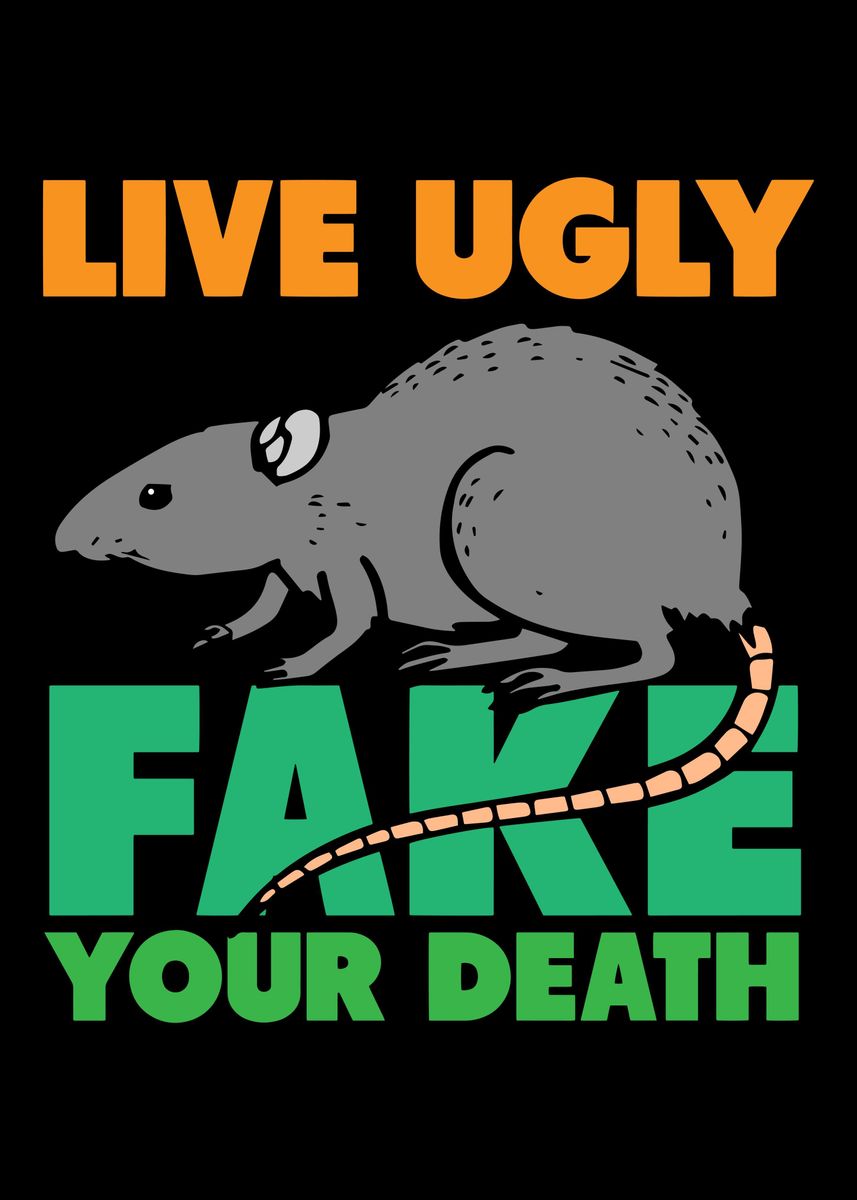 'Rat Rats Mouse Mice' Poster, picture, metal print, paint by Sebastian ...