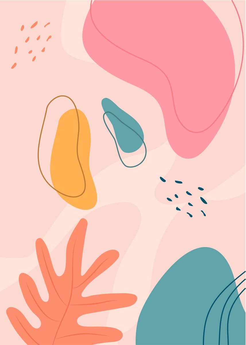 'Colors Modern Art' Poster, picture, metal print, paint by Human Shadow ...