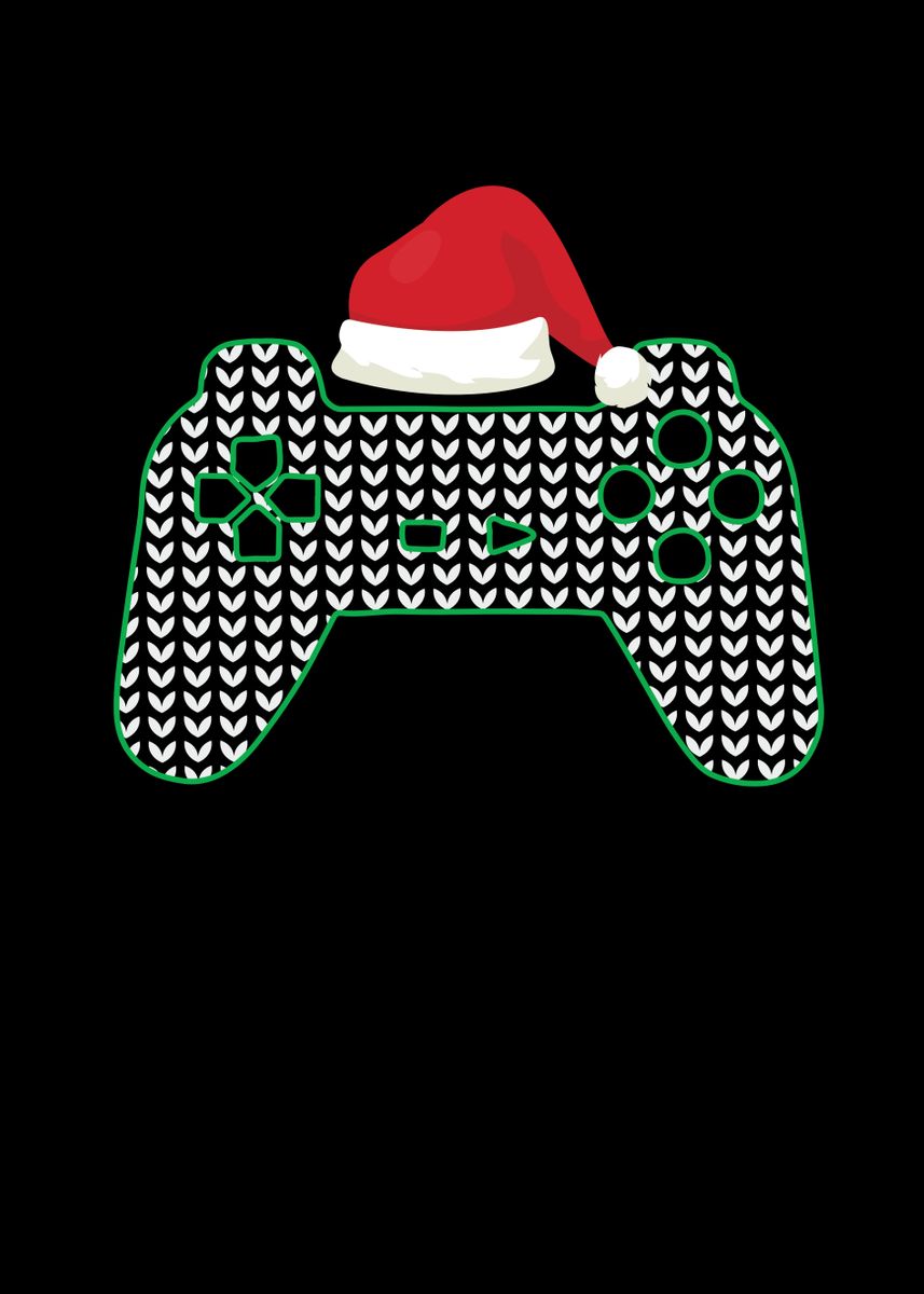 'Gamer Christmas' Poster by Steven Zimmer | Displate