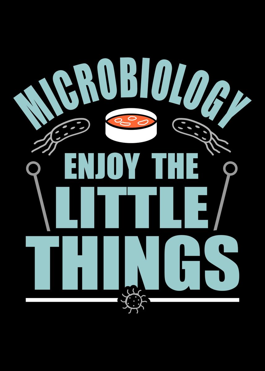 'Microbiology' Poster, picture, metal print, paint by Hexor | Displate