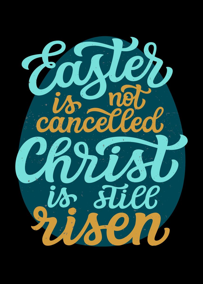 'Easter Jesus Christian' Poster, picture, metal print, paint by Foxxy ...