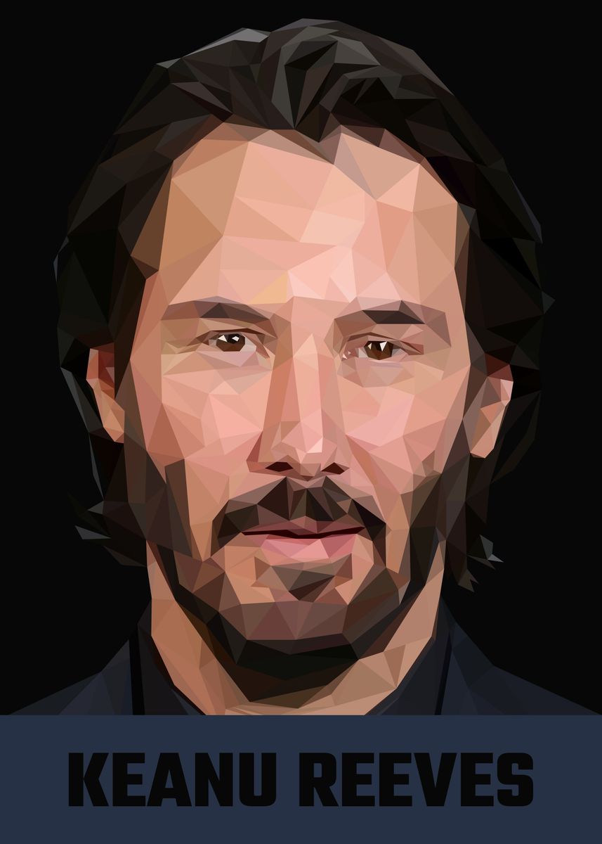 'Keanu Reeves' Poster, picture, metal print, paint by Yanz Studio ...