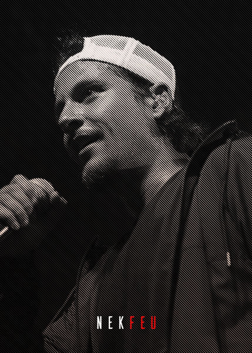 'NEKFEU' Poster, picture, metal print, paint by Daisuke Miftah | Displate