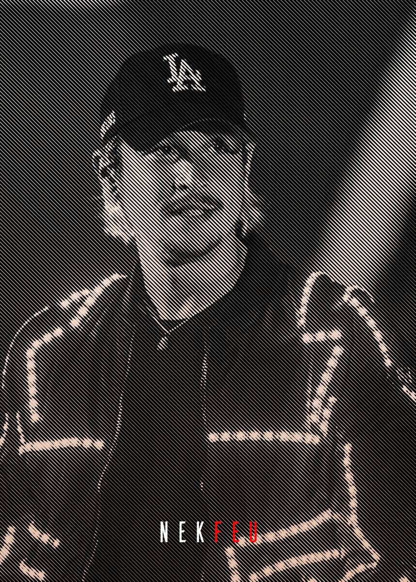 'NEKFEU' Poster, picture, metal print, paint by Daisuke Miftah | Displate