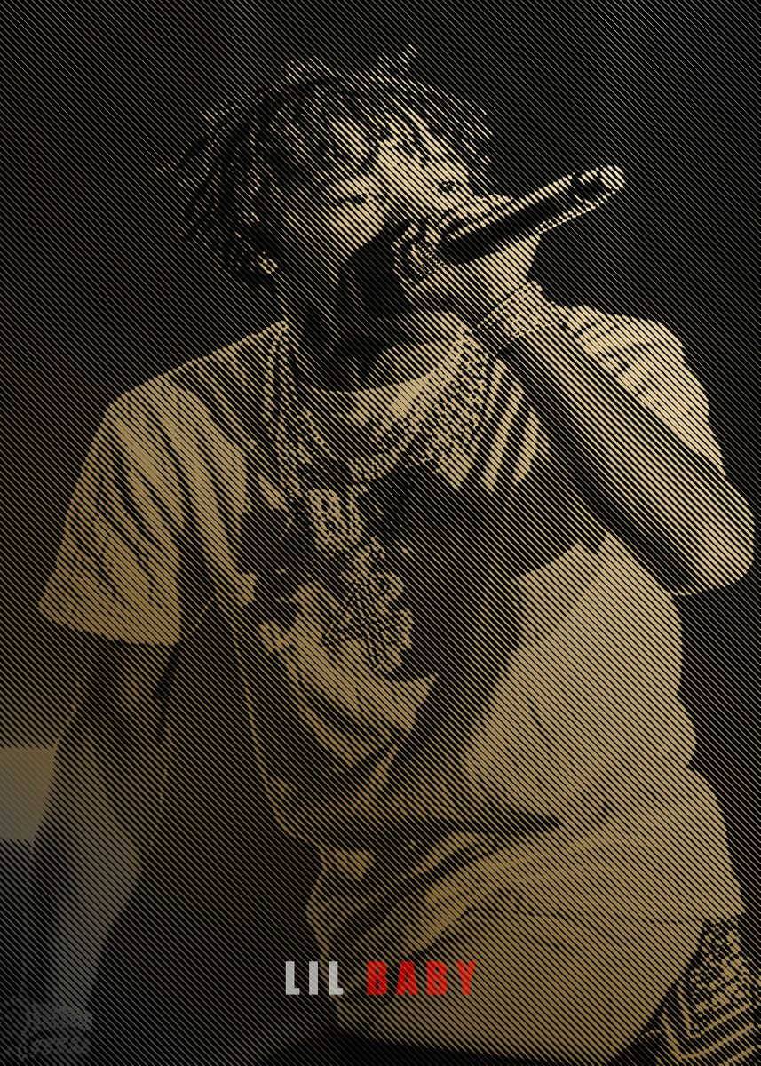 'lil baby poster' Poster, picture, metal print, paint by amazed Poster ...
