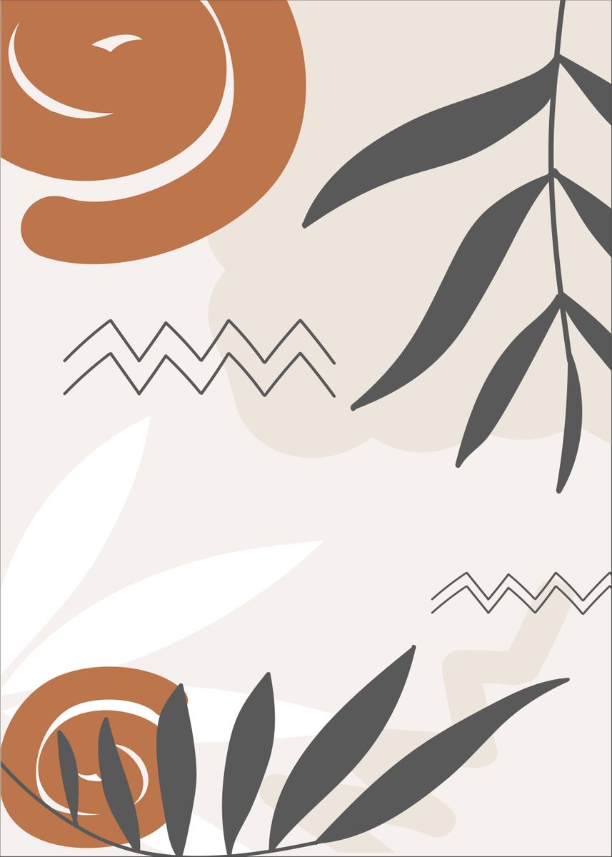 'Leaf' Poster, picture, metal print, paint by Poster Collections | Displate