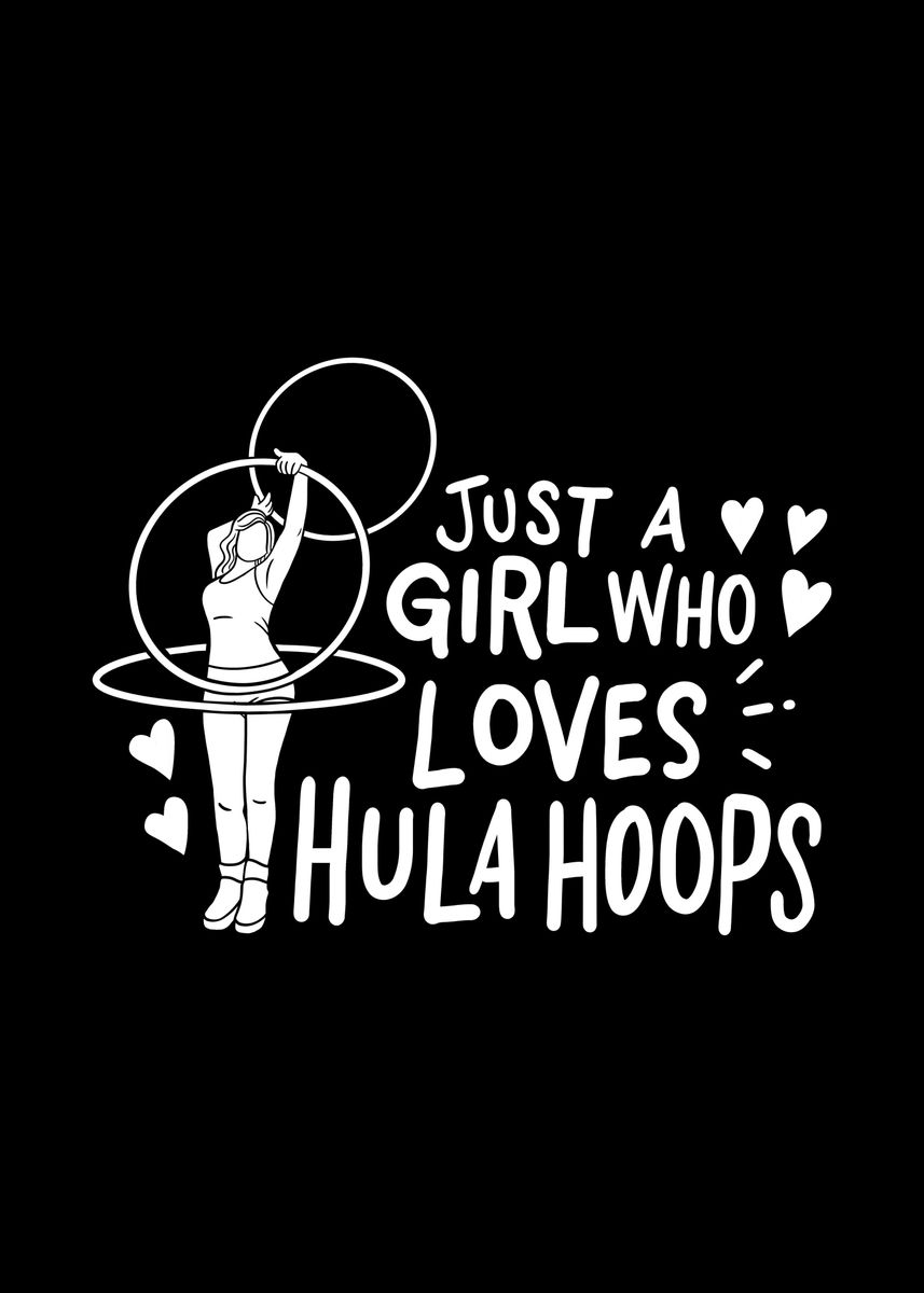 'Hula Hoop Fitness' Poster by Mealla | Displate