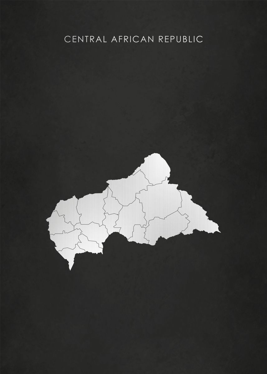 'Central African Republic' Poster by Alo | Displate