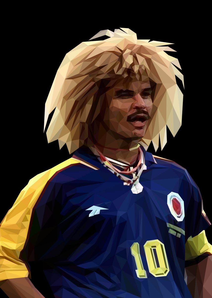 'Valderrama From Colombia' Poster, picture, metal print, paint by YOGA ...