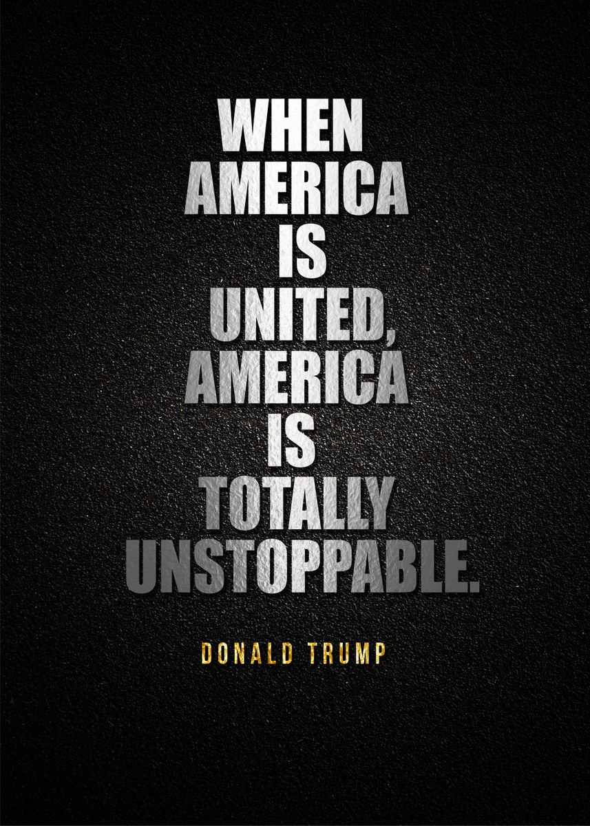 'donald trump' Poster, picture, metal print, paint by Exclusive Metal ...