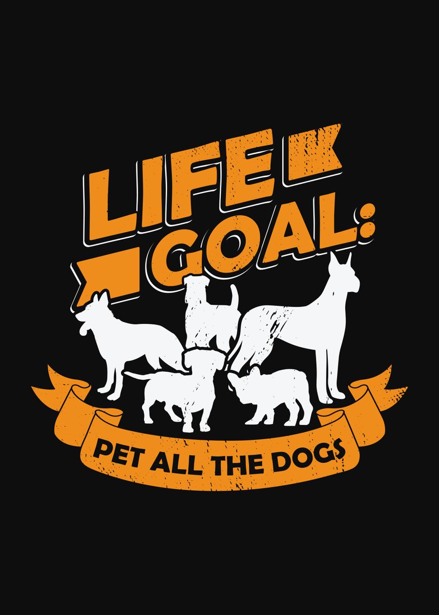 'Dog Lover Design ' Poster by Marcel Doll | Displate