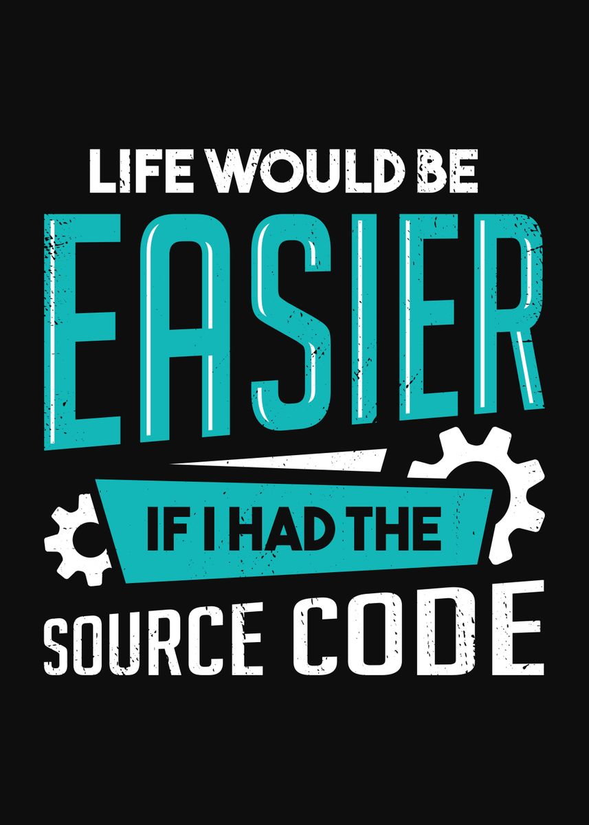 'Funny Programming Design' Poster by Marcel Doll | Displate