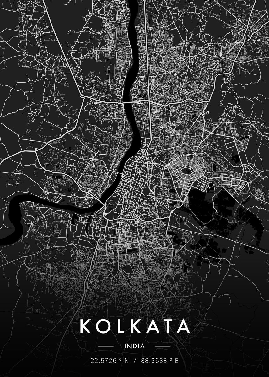 Calcutta City Map
