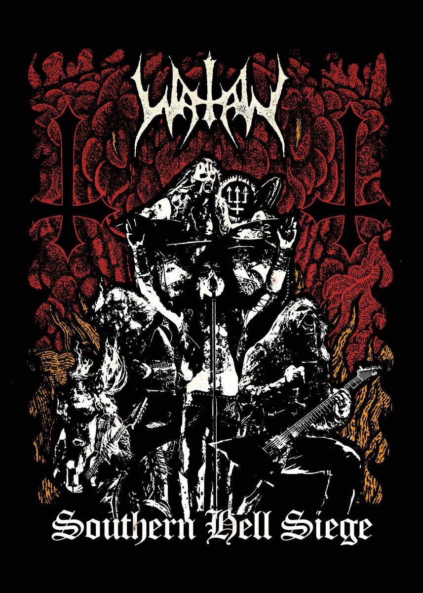 'Watain black metal tour' Poster, picture, metal print, paint by Mad ...