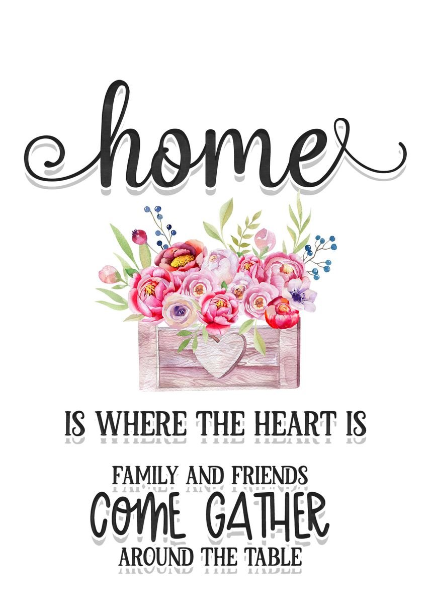 'Home' Poster by Juliana RW | Displate