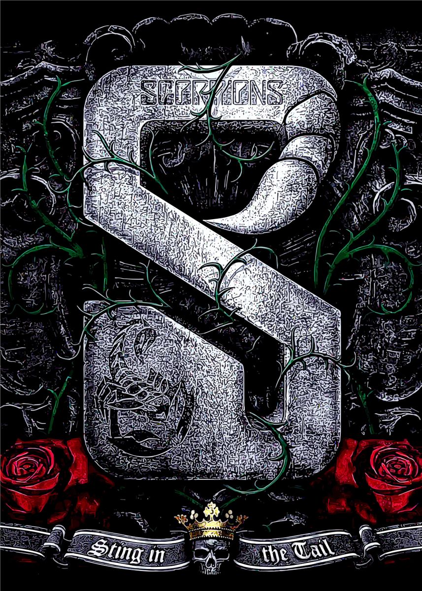 'Scorpions' Poster, picture, metal print, paint by Jawhead fire | Displate