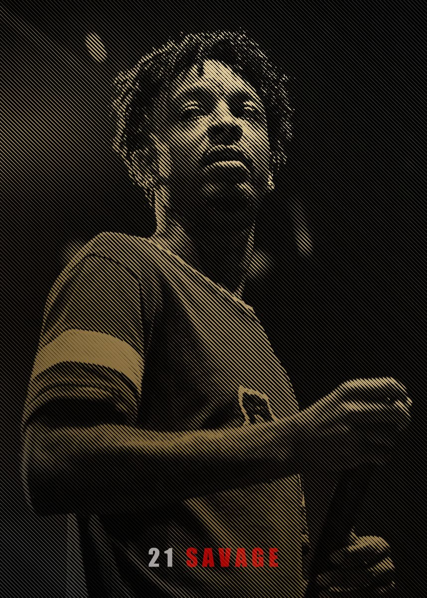 '21 savage' Poster, picture, metal print, paint by amazed Poster | Displate
