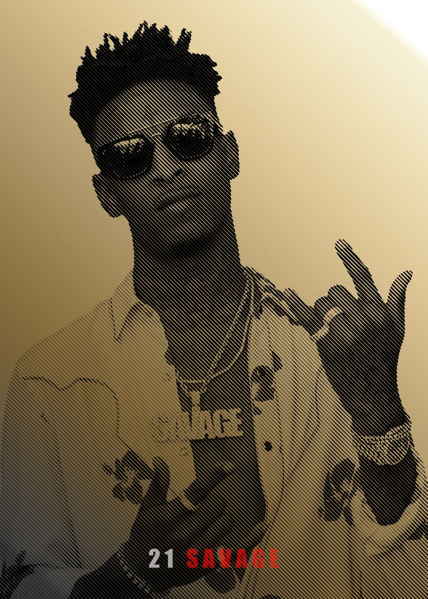 '21 savage' Poster by Prince Poster | Displate
