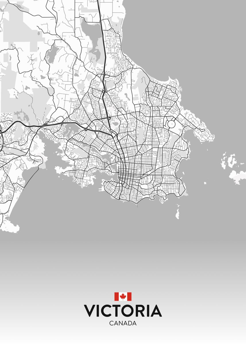 'Victoria CA' Poster, picture, metal print, paint by IMR Designs | Displate