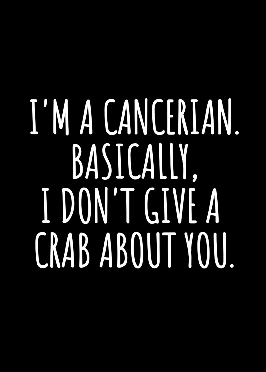 'Cancerian' Poster, picture, metal print, paint by MarkOnDark | Displate