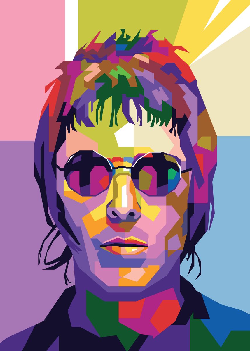 'Liam Gallagher' Poster, picture, metal print, paint by Erick Sato ...