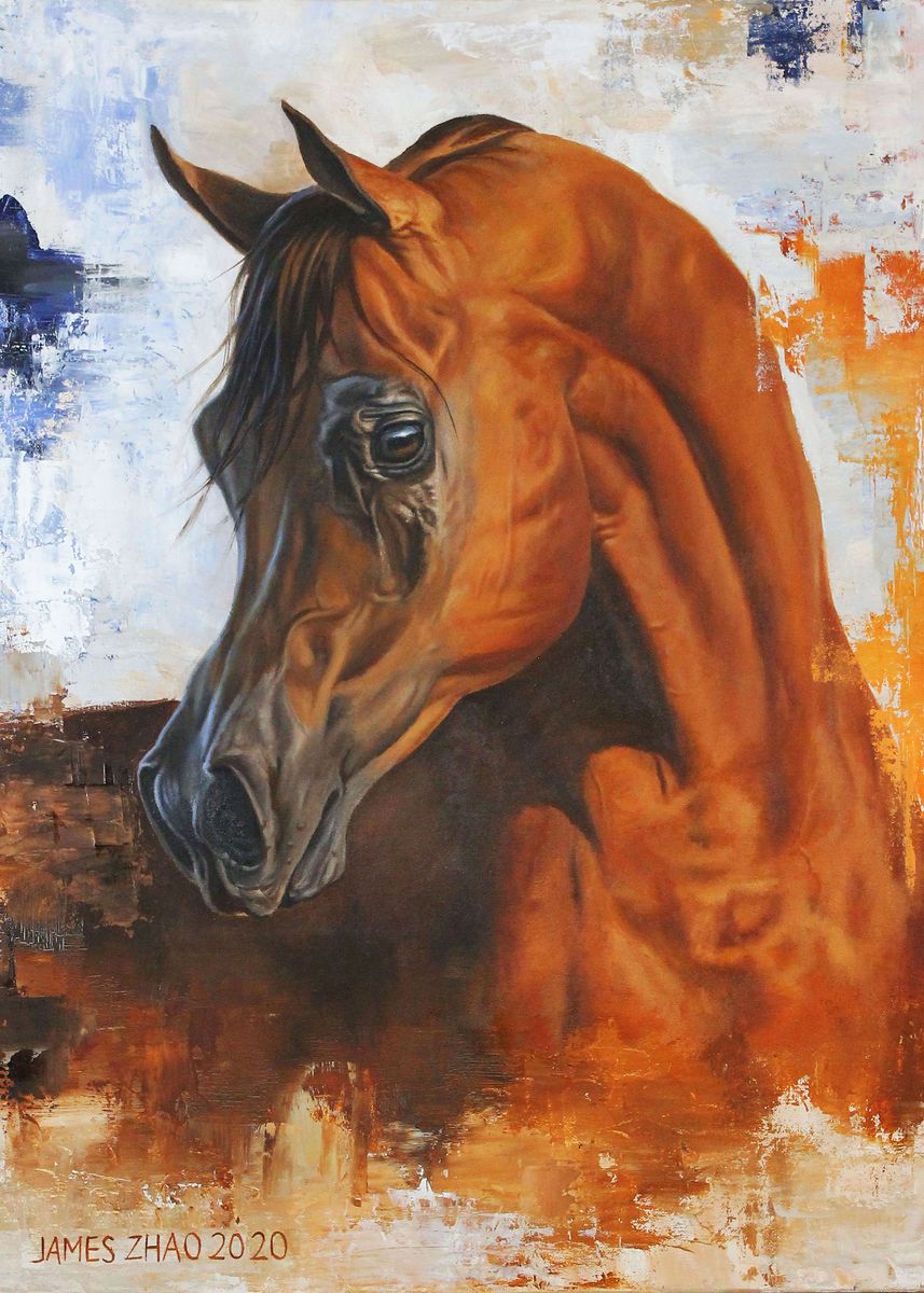 'Untameable' Poster, picture, metal print, paint by James Zhao | Displate