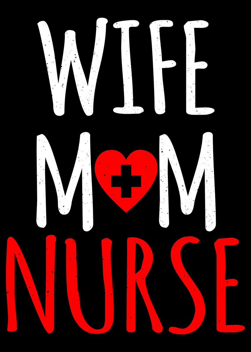 'Nurse Nursing Medical' Poster, picture, metal print, paint by ...
