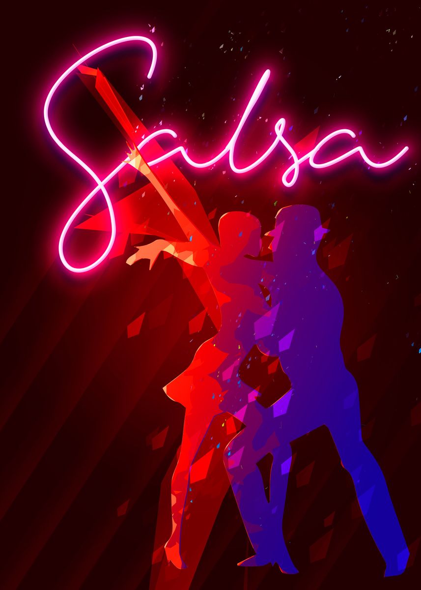 'Salsa' Poster, picture, metal print, paint by Petra Rommelfanger ...