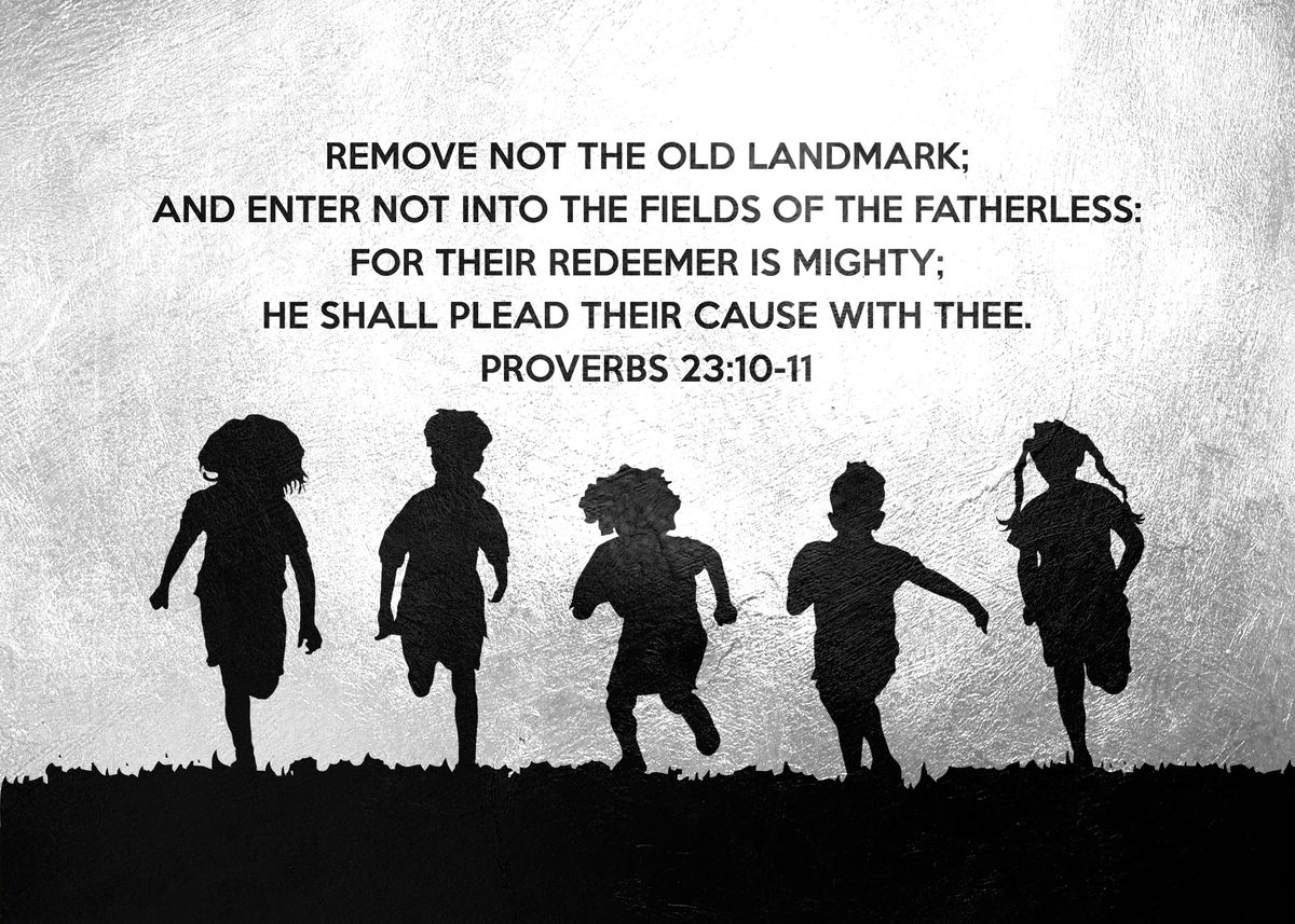 'Proverbs 23 10 to 11' Poster by ABConcepts | Displate