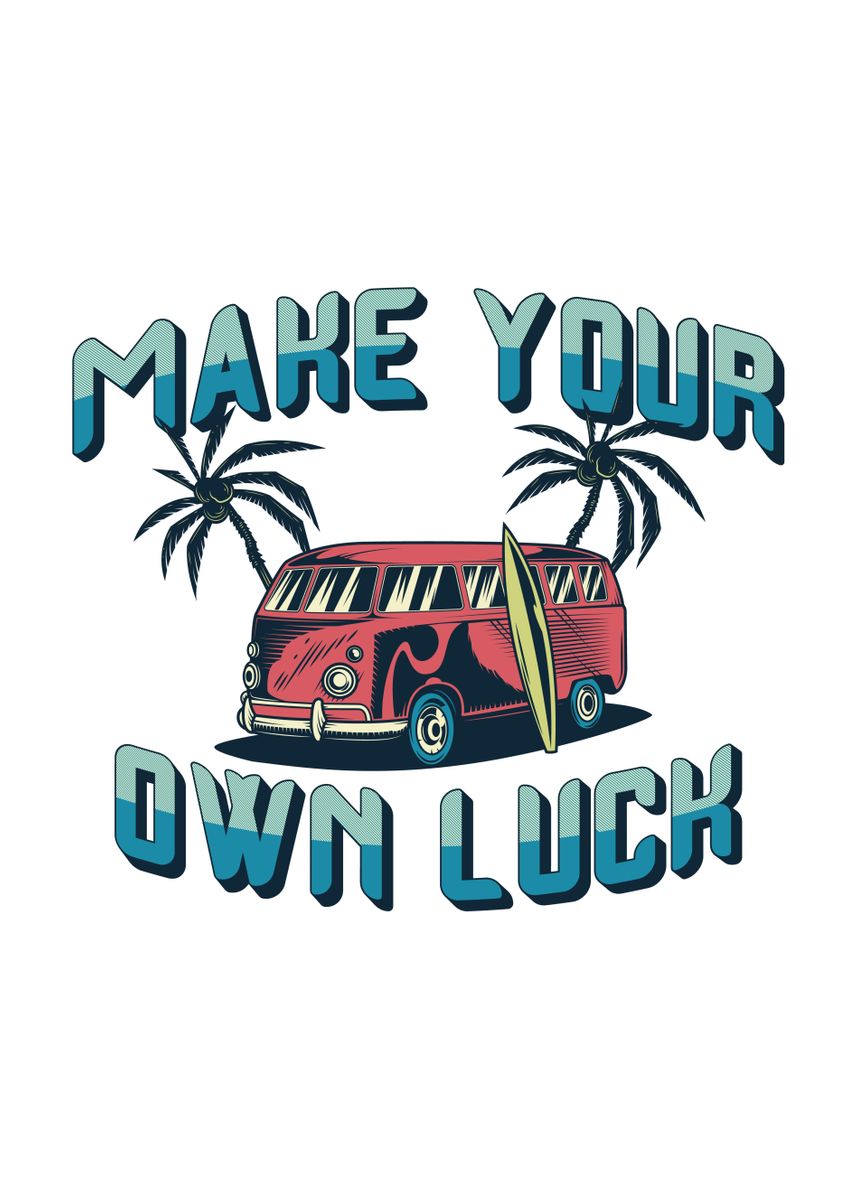 'Camper Van' Poster, picture, metal print, paint by thetshirtshop2020 ...