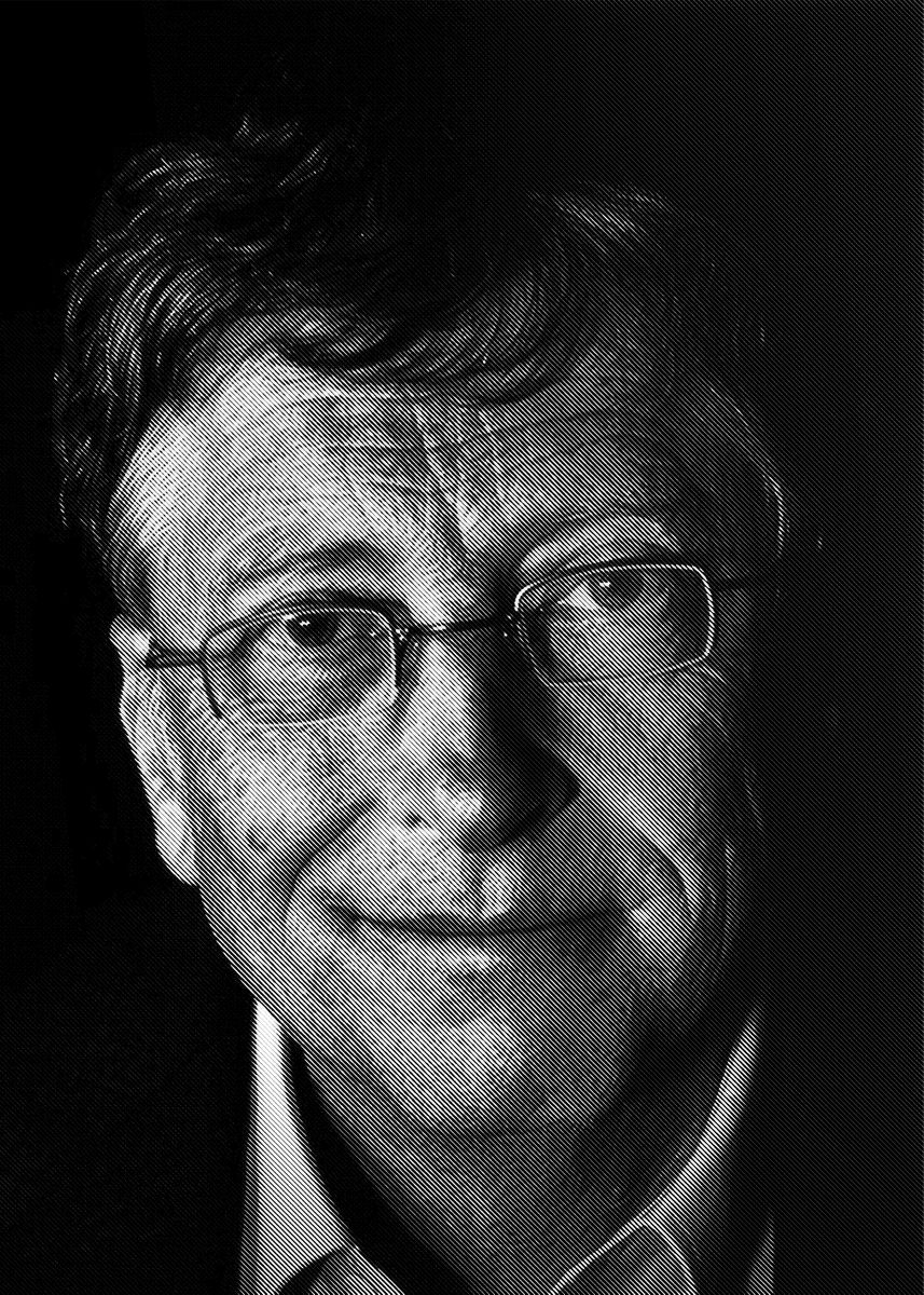 'Bill gates' Poster, picture, metal print, paint by Exclusive Metal ...