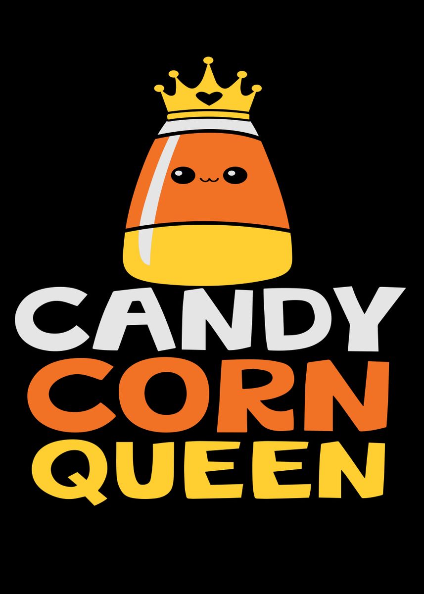 'Candy Corn Queen' Poster, picture, metal print, paint by ZS C O M M E ...