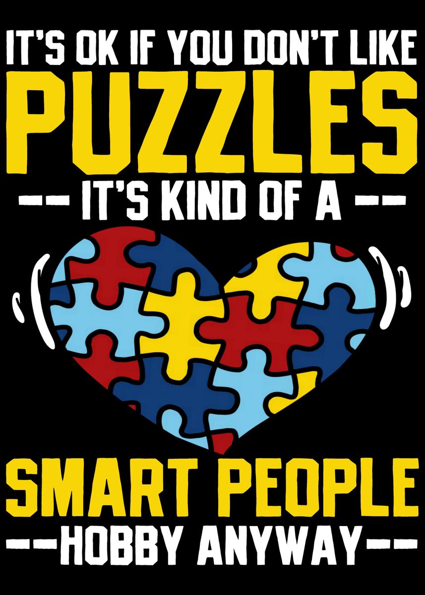 'Puzzle Puzzles' Poster, picture, metal print, paint by BLVCKPLATE ...
