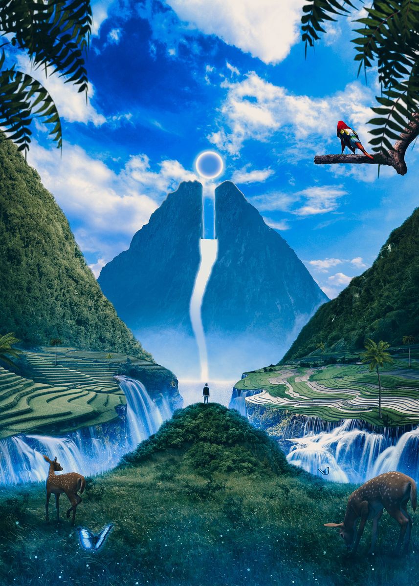 'Transcendent' Poster, picture, metal print, paint by Matej Antunović ...