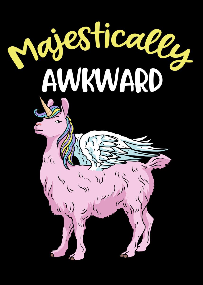 'Magestically Awkward' Poster by CatRobot | Displate
